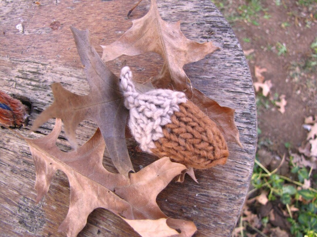 Autumn Acorn Knitting Pattern, Instant Digital Download, PDF - Etsy