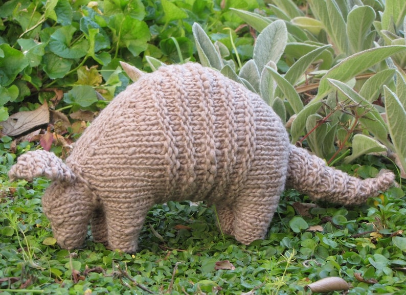 Armadillo Knitted Toy Pattern PDF Digital Download - Etsy Australia