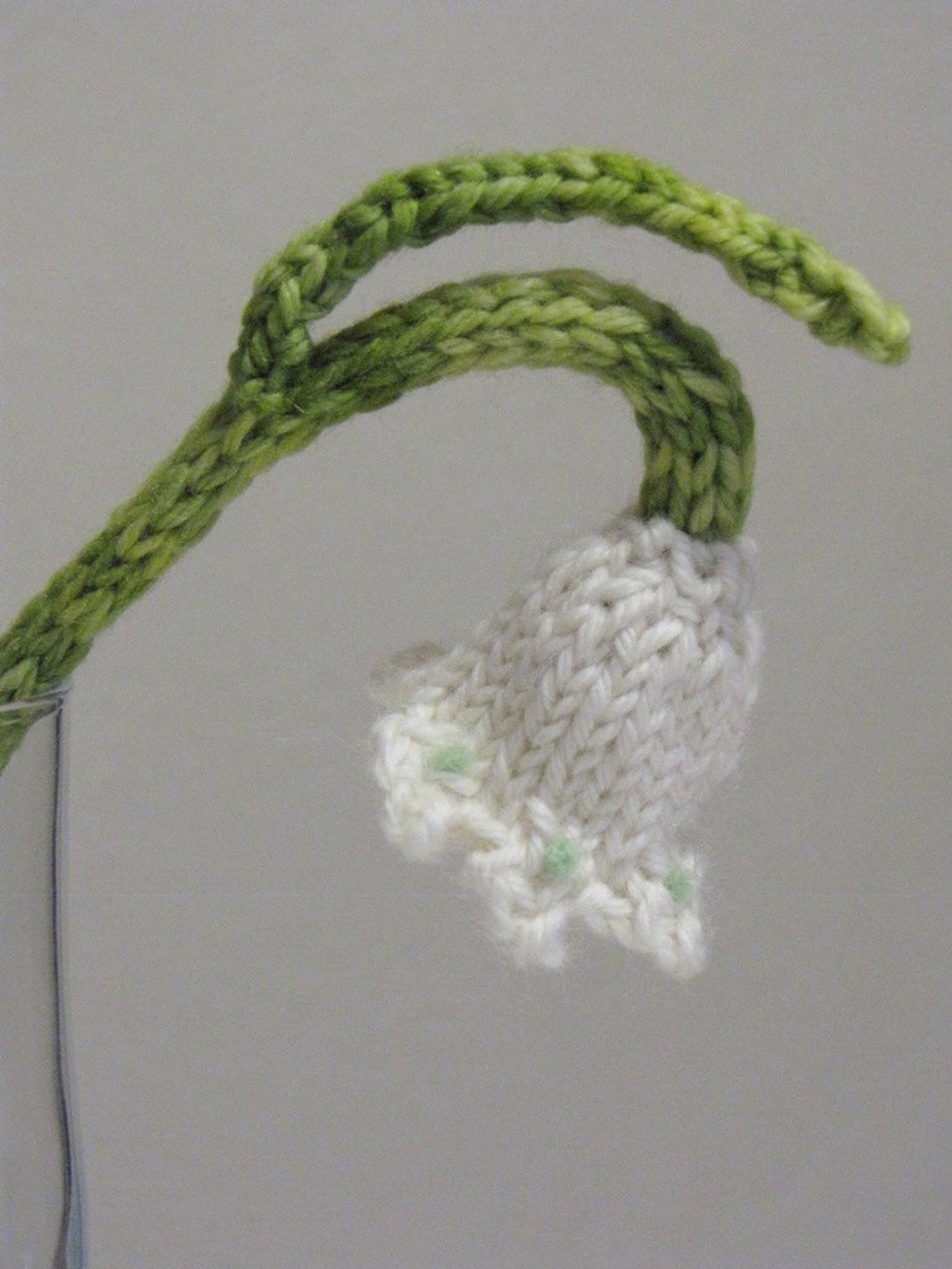 Snowdrop Flower Knitting Pattern, PDF, Instant Digital Download - Etsy