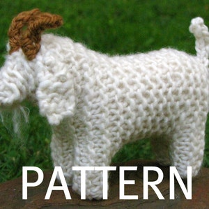 Goat Knitting Pattern (PDF), Instant Digital Download - Etsy