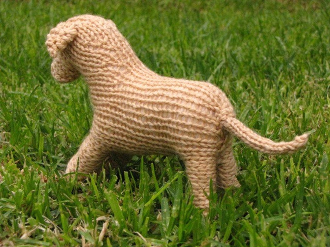 Labrador Dog Toy Knitting Pattern PDF - Etsy