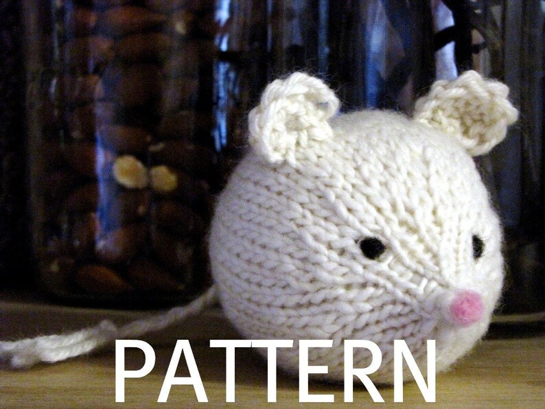 Mouse Knitting Pattern (PDF), Digital Download - Etsy