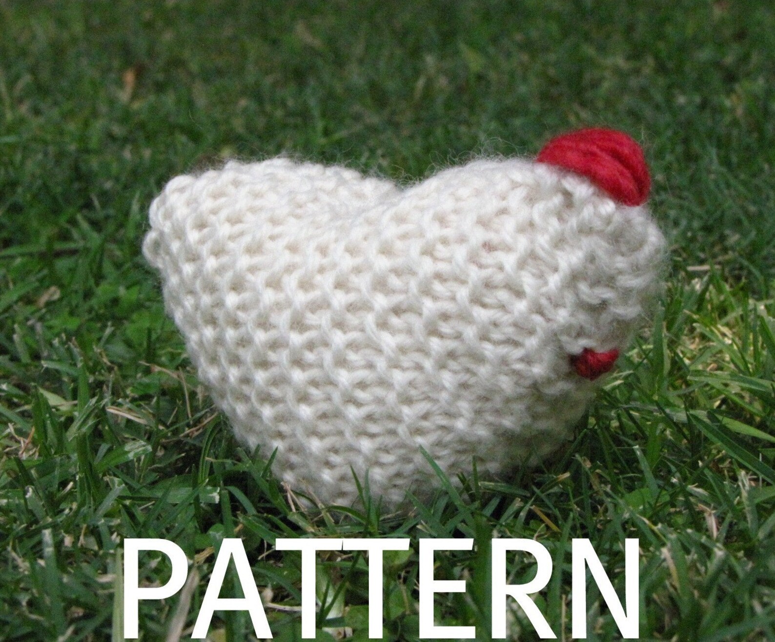 Chicken Knitting Pattern, (PDF), Digital Download - Etsy