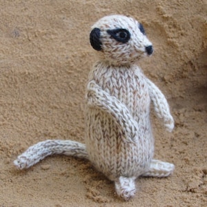 Meerkat Knitting Pattern, PDF, Instant Digital Download - Etsy