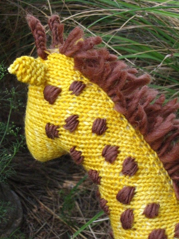Giraffe Toy Knitting Pattern PDF Instant Digital Download | Etsy
