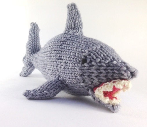 Finn the Shark Knitting Pattern PDF Instant Download - Etsy