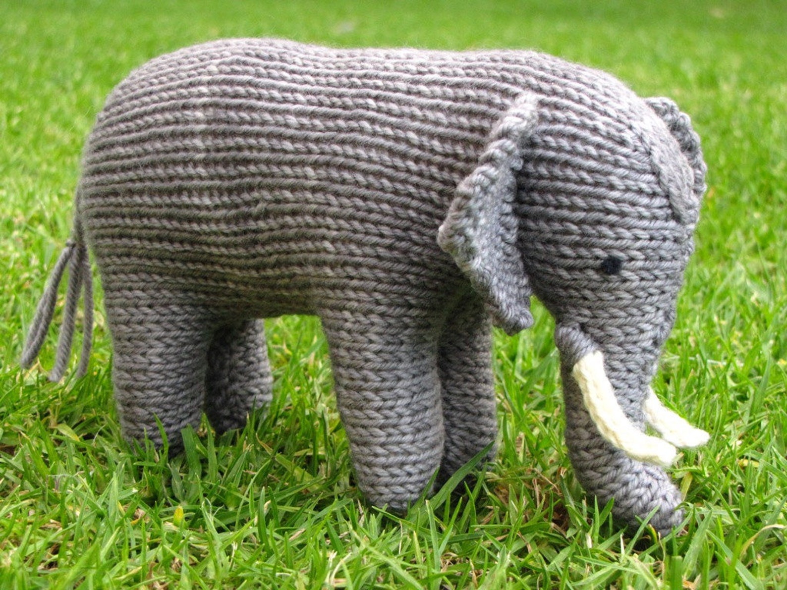 Elephant Knitting Pattern, PDF, Instant Digital Download - Etsy