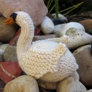 Swan Knitting Pattern, PDF, Digital Download - Etsy