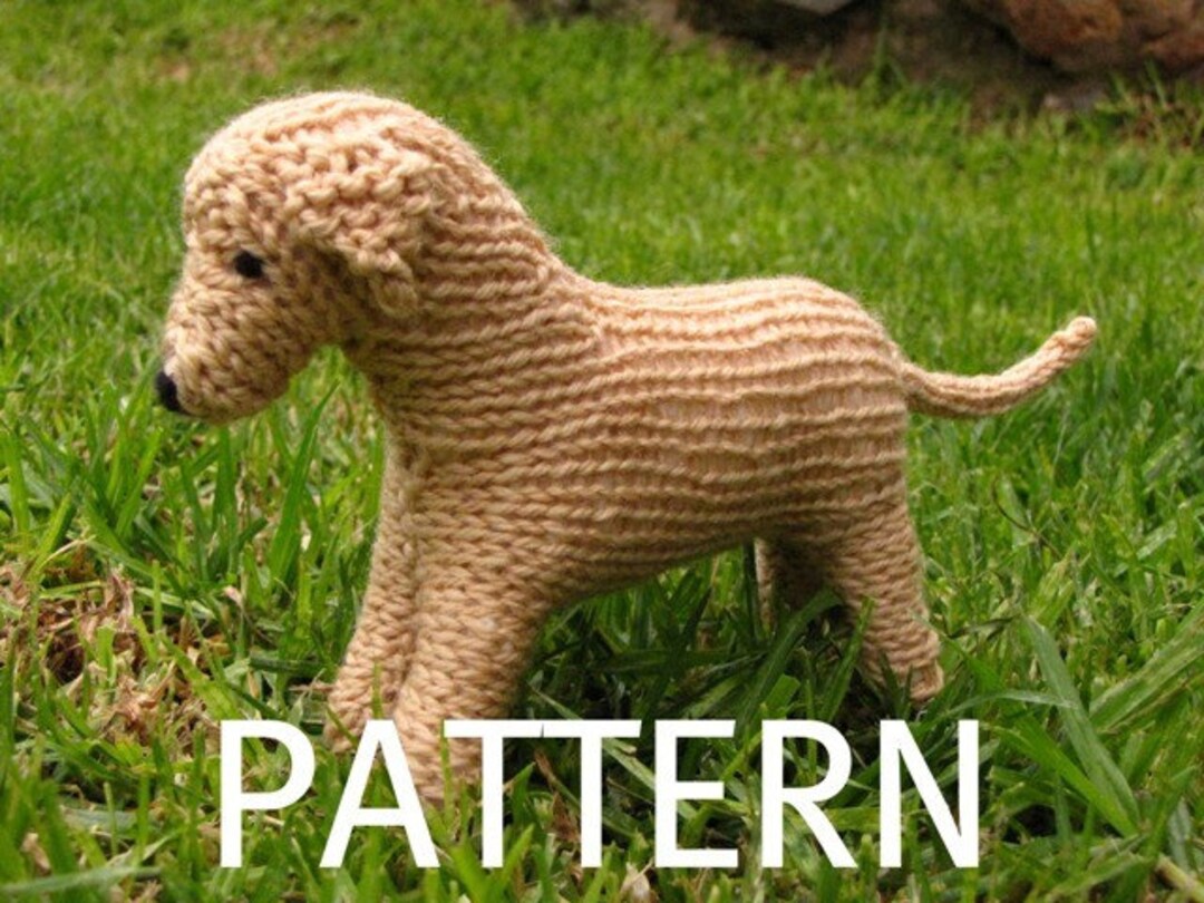 Labrador Dog Toy Knitting Pattern (PDF) - Etsy