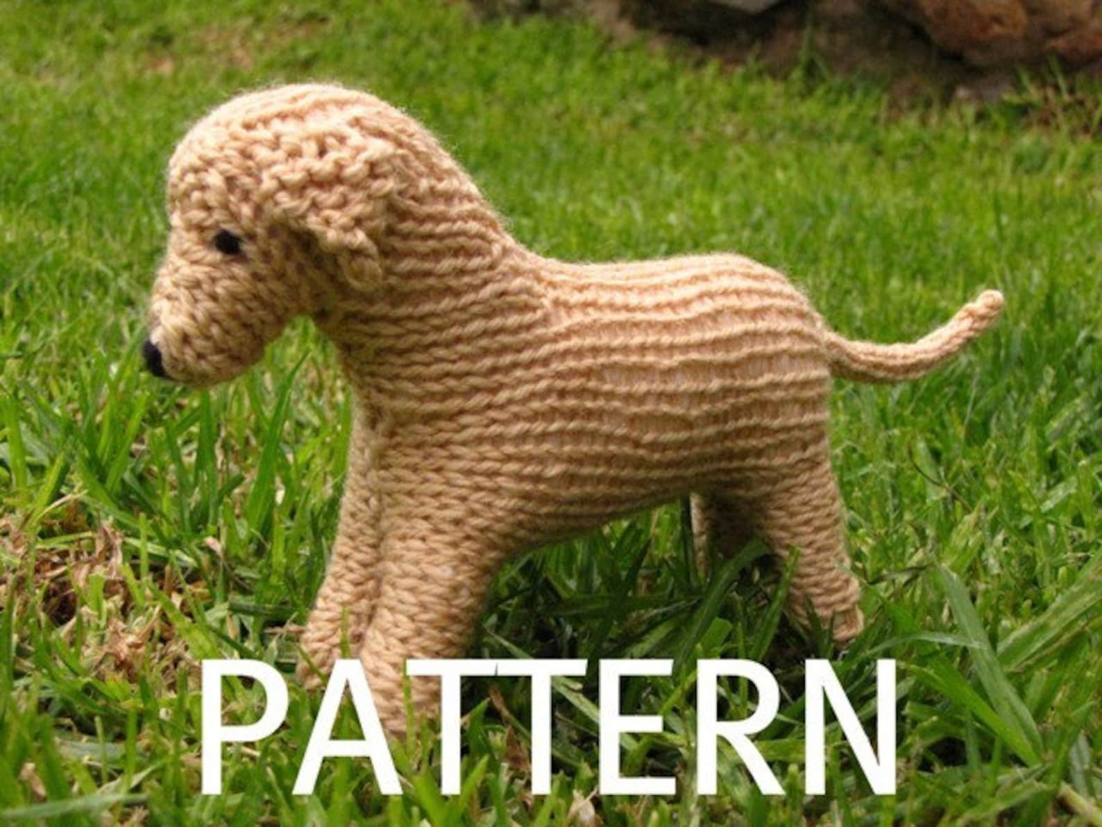 Labrador Dog Toy Knitting Pattern PDF - Etsy