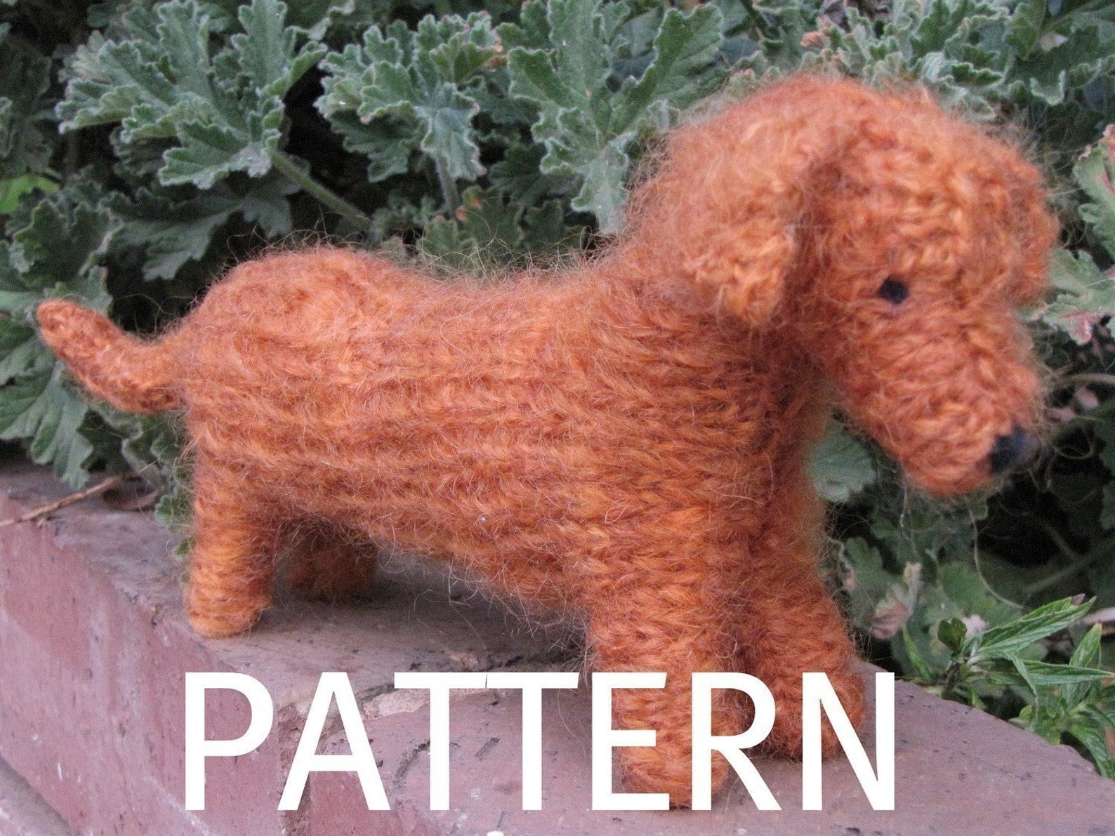 Dachshund Dog Knitting Pattern PDF Instant Download | Etsy