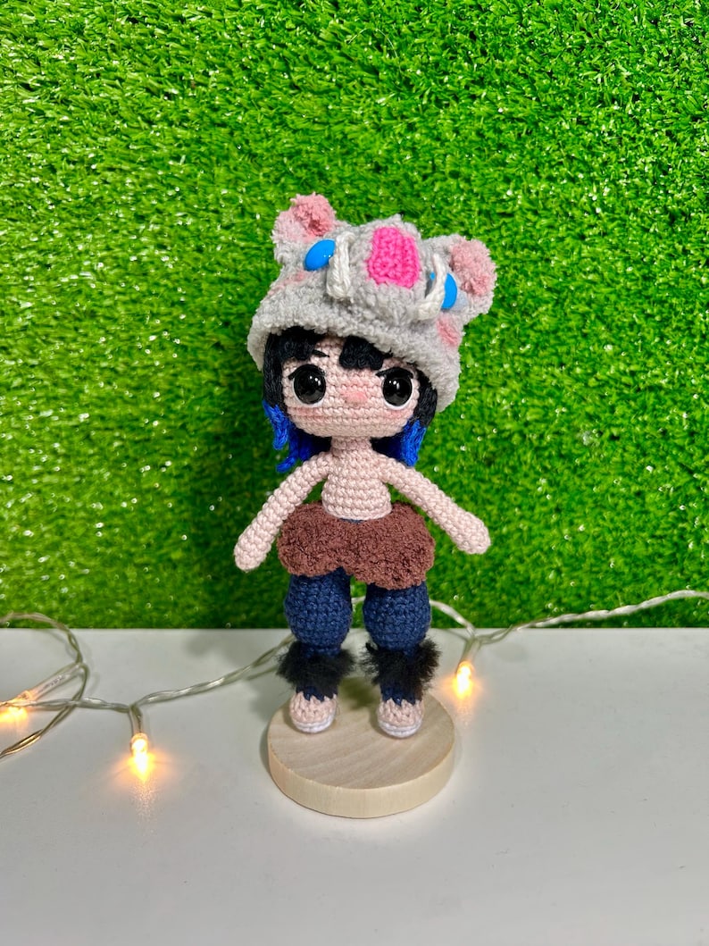 Demon Slayer Inspired Crochet Doll | Handmade Amigurumi - Etsy
