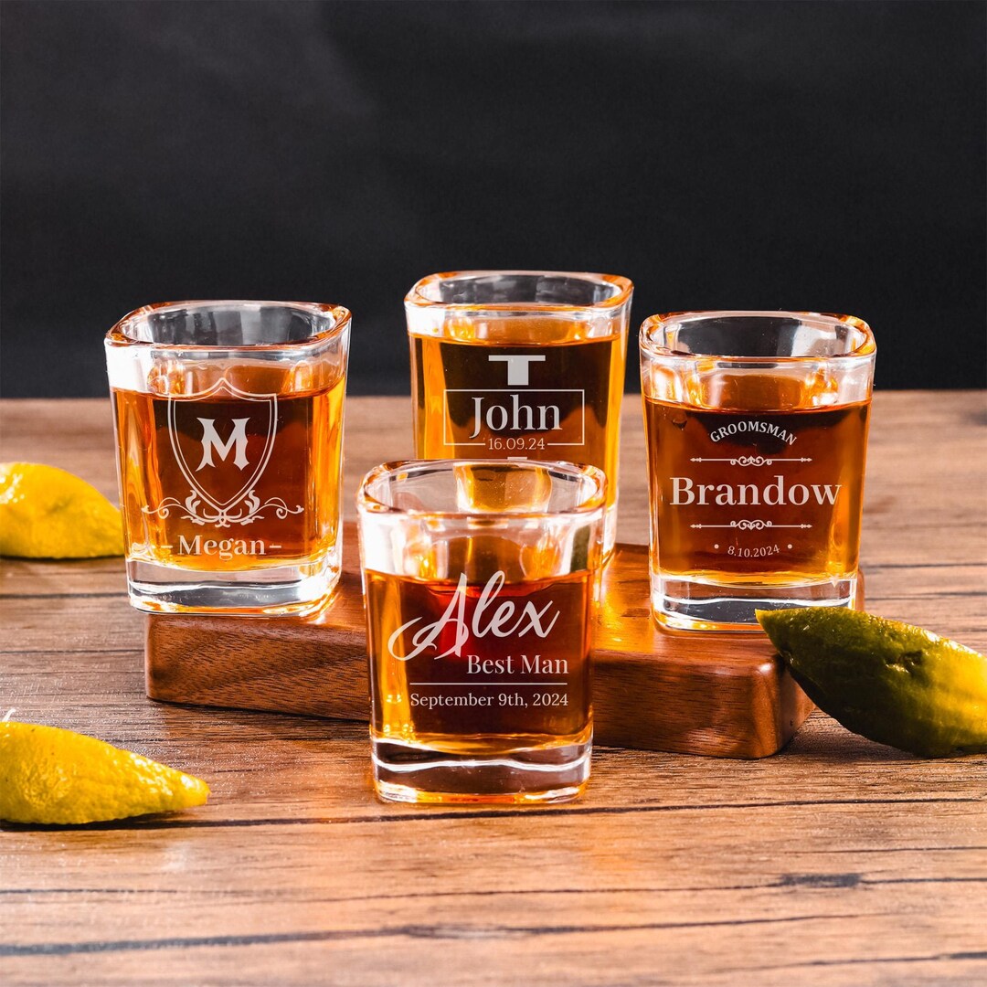 Funny Custom Shot Glass With Box - Personalized Birthday Party Favors ...