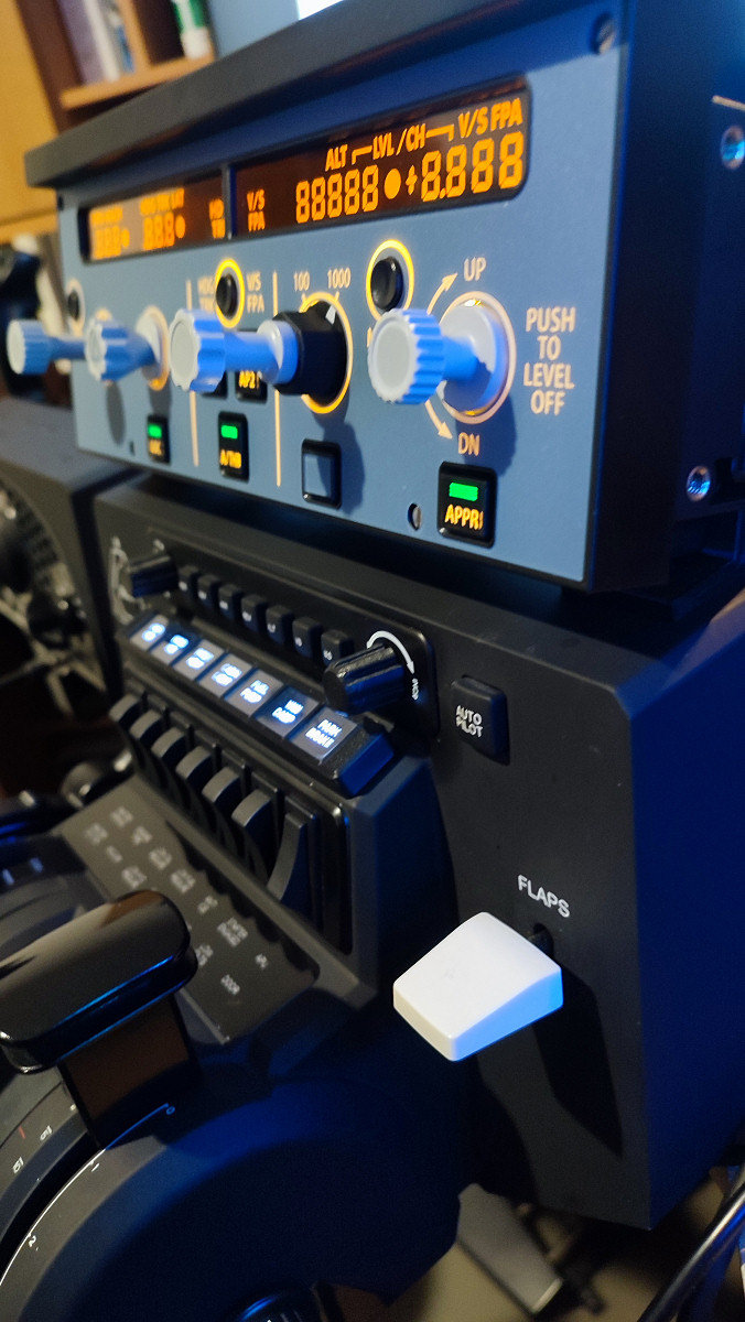 WINWING 320 FCU Unit1 / Boeing PAP3 -to- HONEYCOMB Alpha/bravo Throttle ...