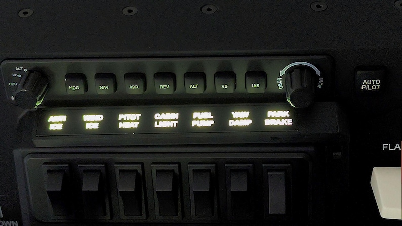 Honeycomb Bravo Throttle Backlit Switch Labels -new Product- - Etsy