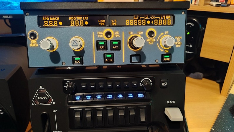 WINWING 320 FCU Unit1 / Boeing PAP3 -to- HONEYCOMB Alpha/bravo Throttle ...