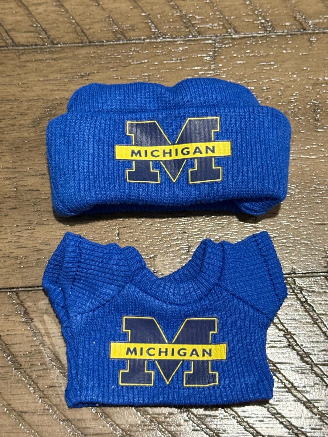 University of Michigan Football Shirt and Hat for 15-17cm Plush Doll - Etsy