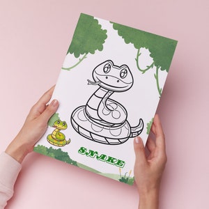 Digital Download Coloring Book for Kids Animals Edition - Etsy