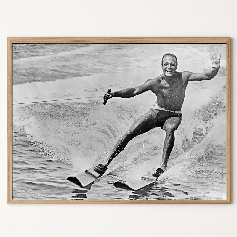 Water Ski Art - Etsy