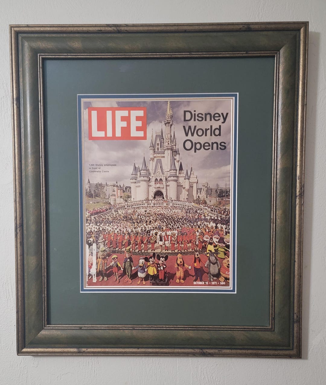Life Magazine Cover Announcing Disney World Opens! October 15, 1971 ...