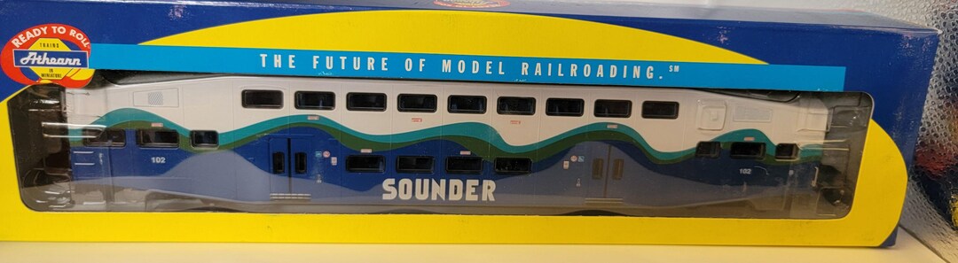 Athearn HO Model Train Car Featuring Sounder Transit, Seattle/tacoma Wa ...