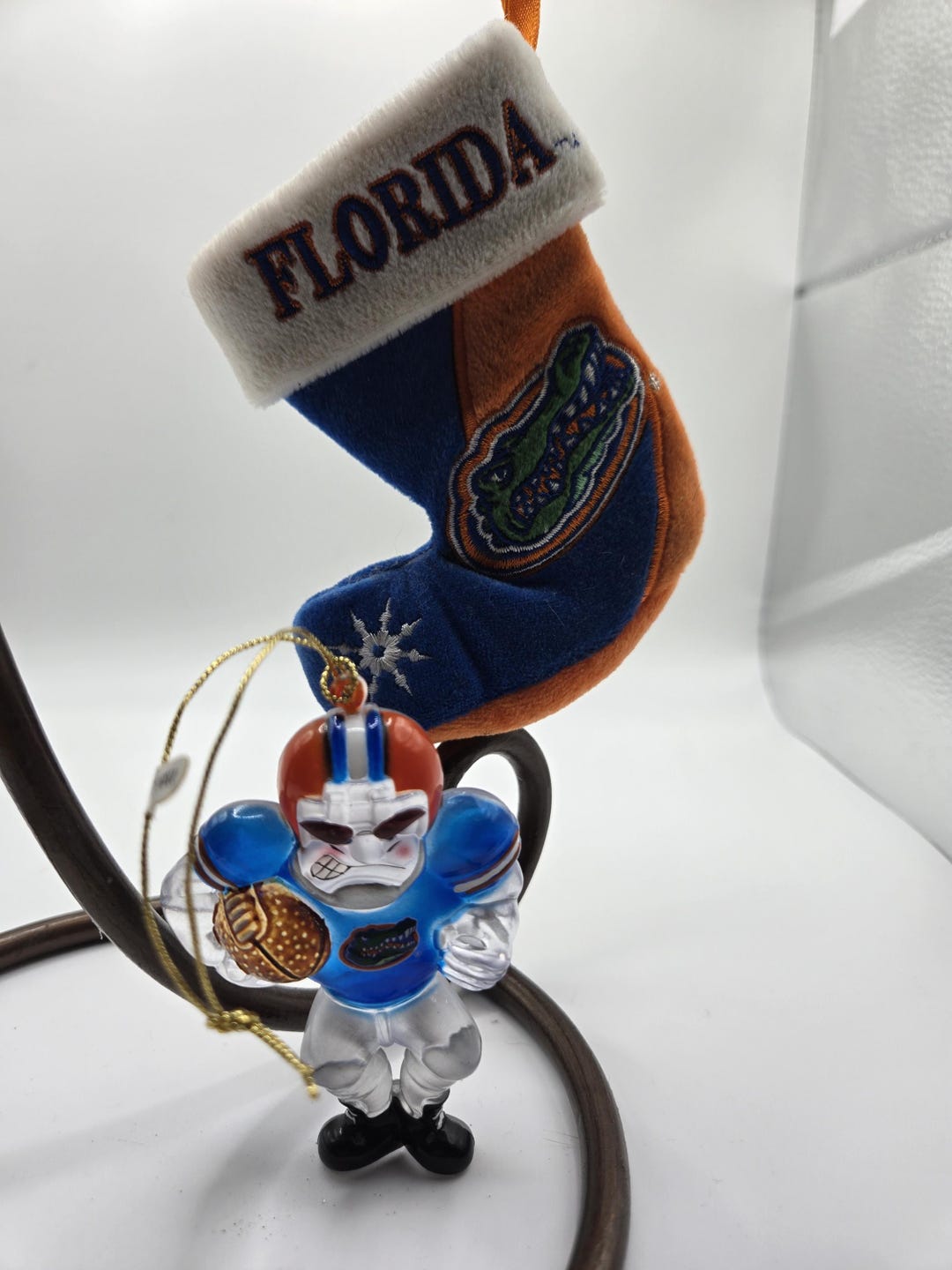 University of Florida, Florida Gators Christmas Ornaments, Set of 2. - Etsy