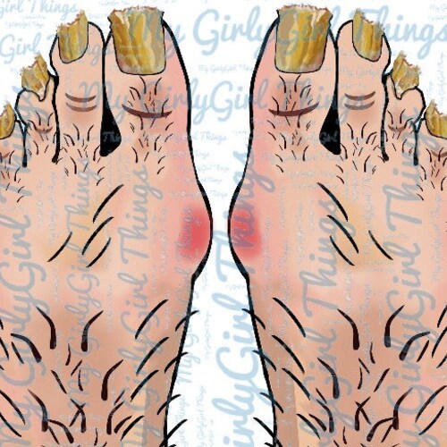 Ugly Feet Hairy Feet Natural Skintone Gross Sock - Etsy