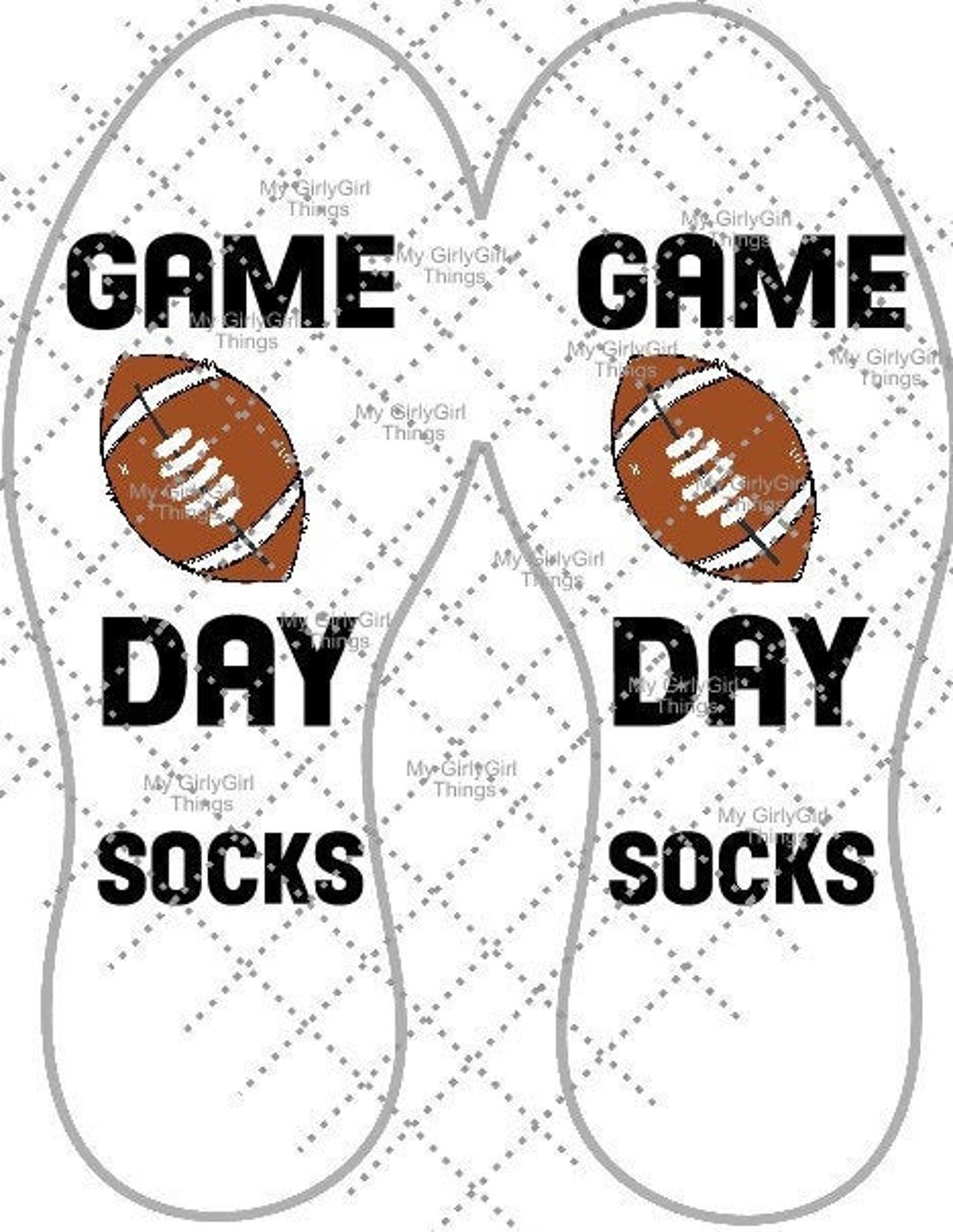 Game Day Sock Png Image, Shoe Bottom Soles Png Socks, Sock Jig Included ...