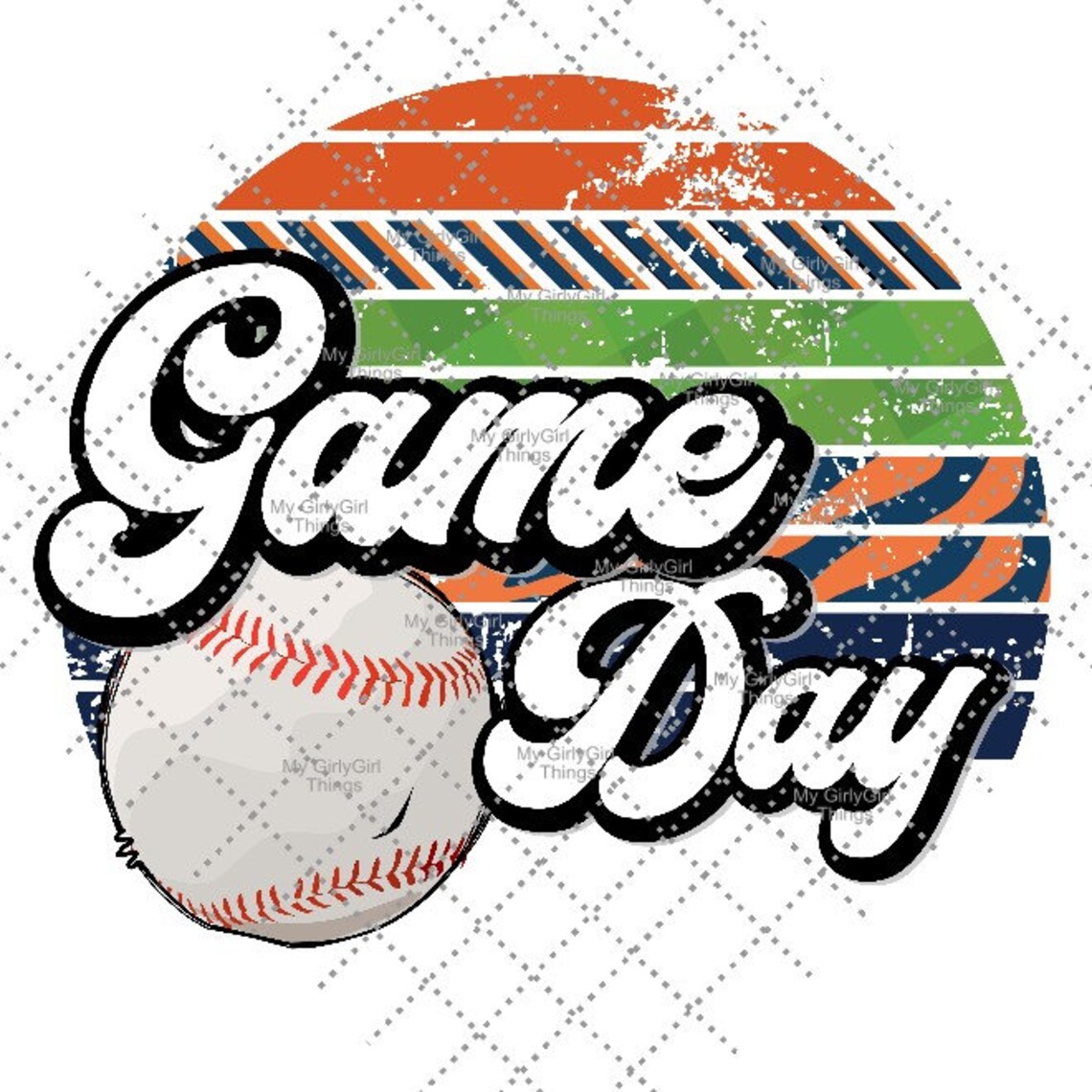 Baseball Gameday Png Baseball Sublimation Design Downloads - Etsy
