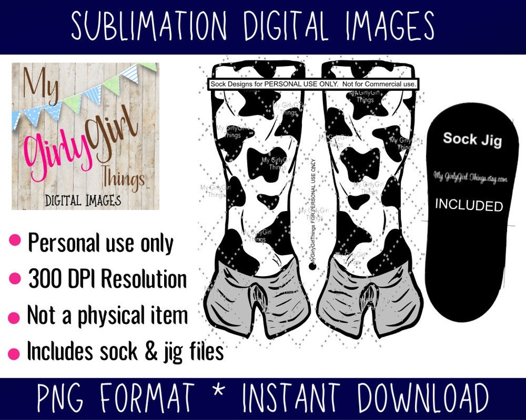 Cow Feet Socks Png, Cow Hoof, Sock Digital Download, Gross Sock ...