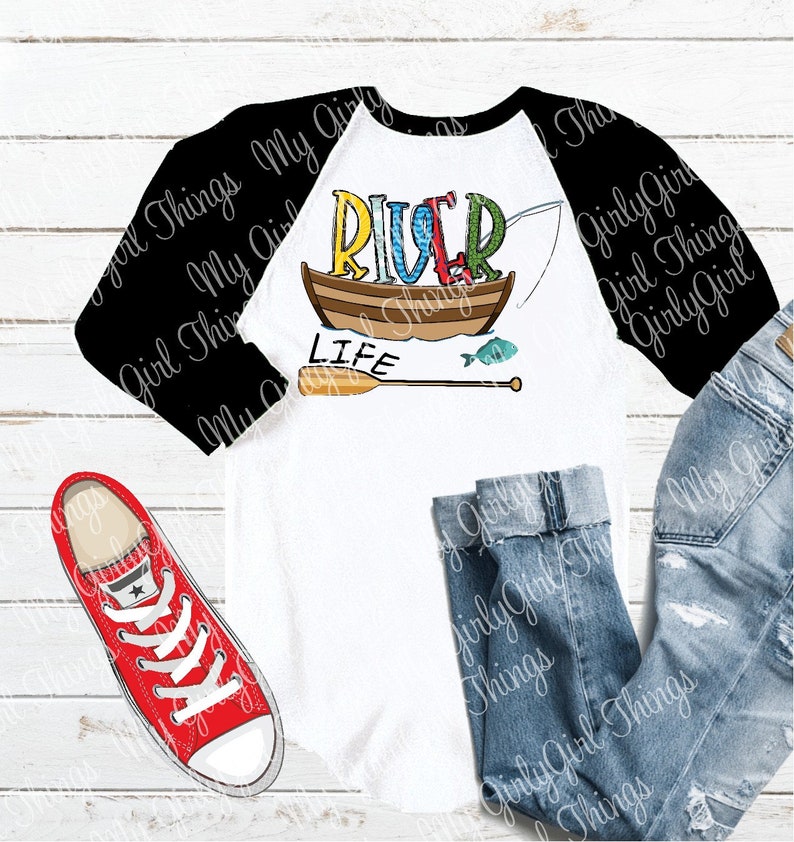 River Life Sublimation Design Downloads Pngjpeg Pdf - Etsy