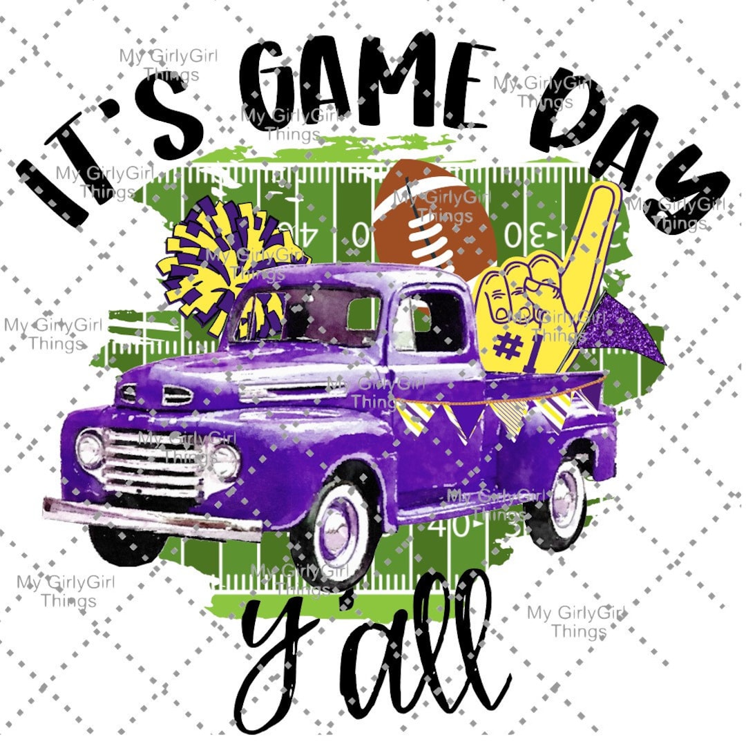 Purple and Gold Team Color Sublimation PNG , Football Background, It's ...