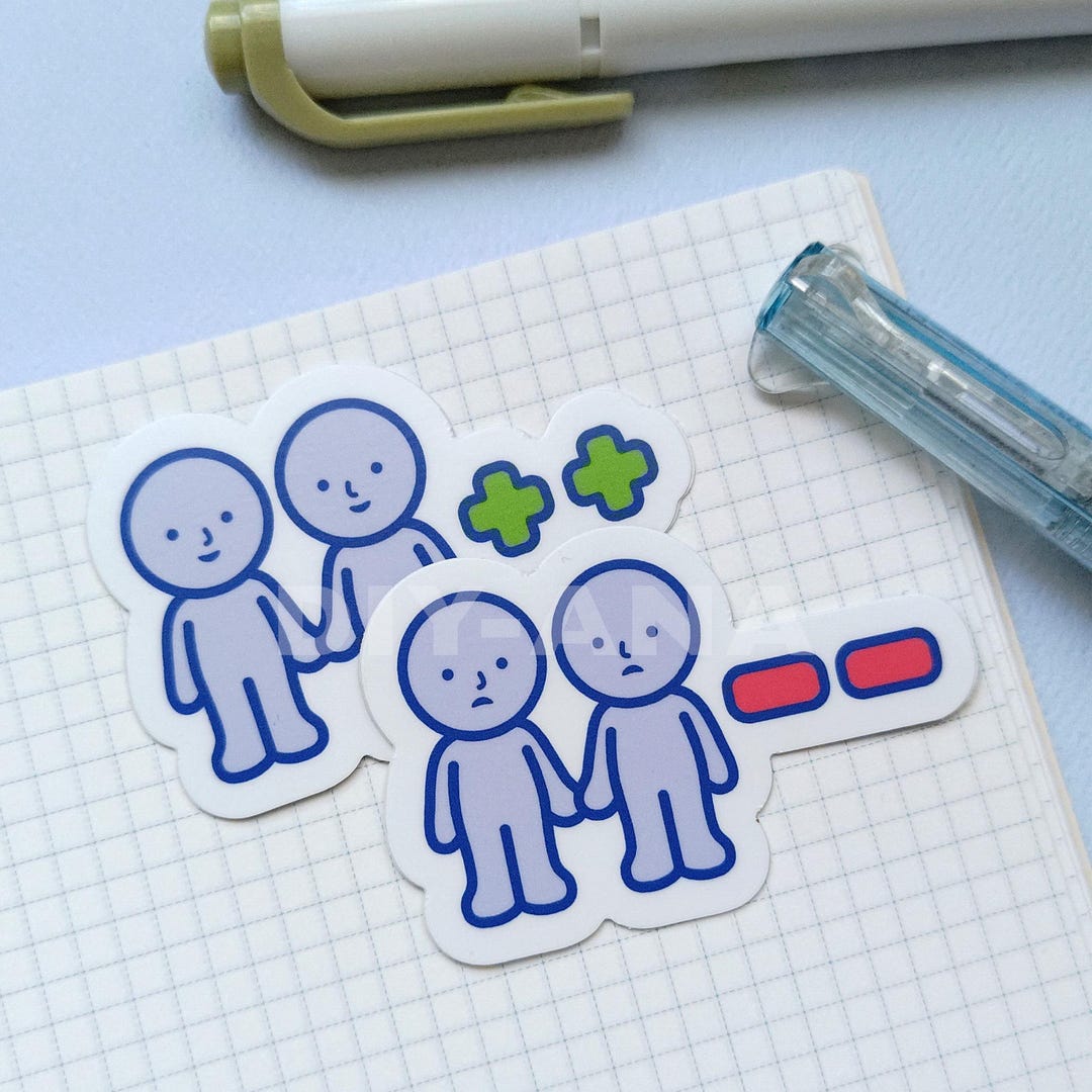 Simski (smiski and the Sims) Friendship Sticker - Sims Blue - Funny ...