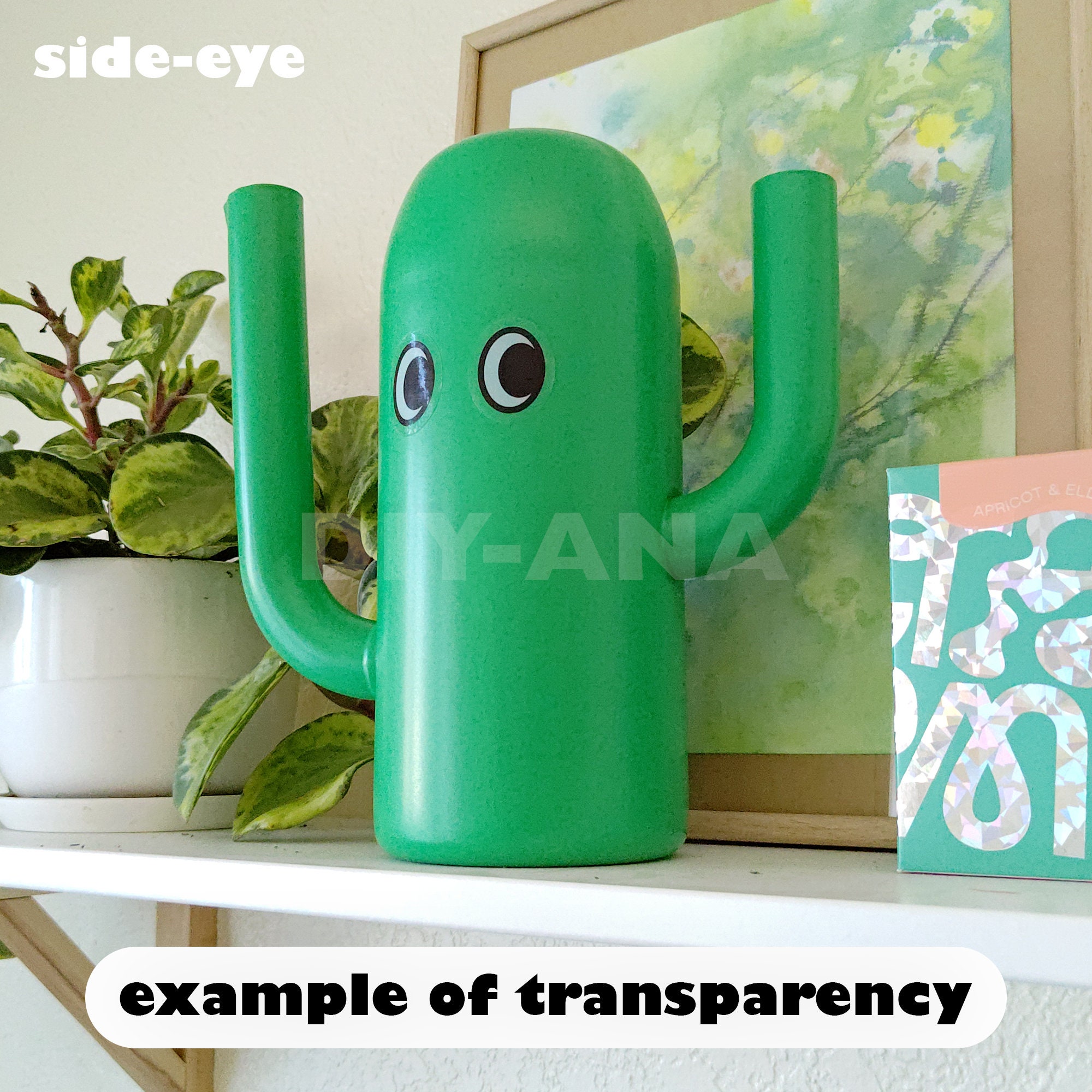 ACNH Human Eyes Side-eye Vinyl Sticker - Etsy