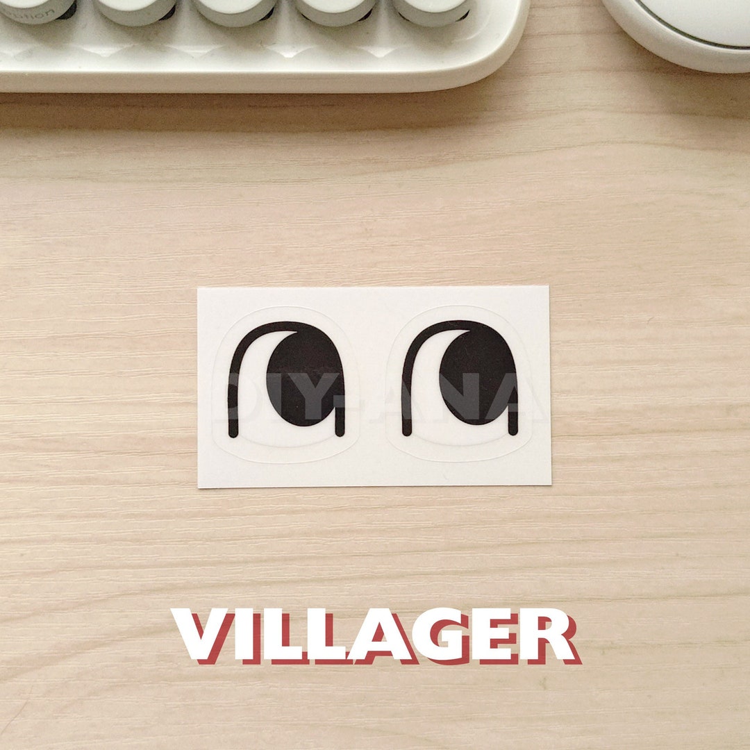 ACNH Human Eyes "villager" Vinyl Sticker - Etsy