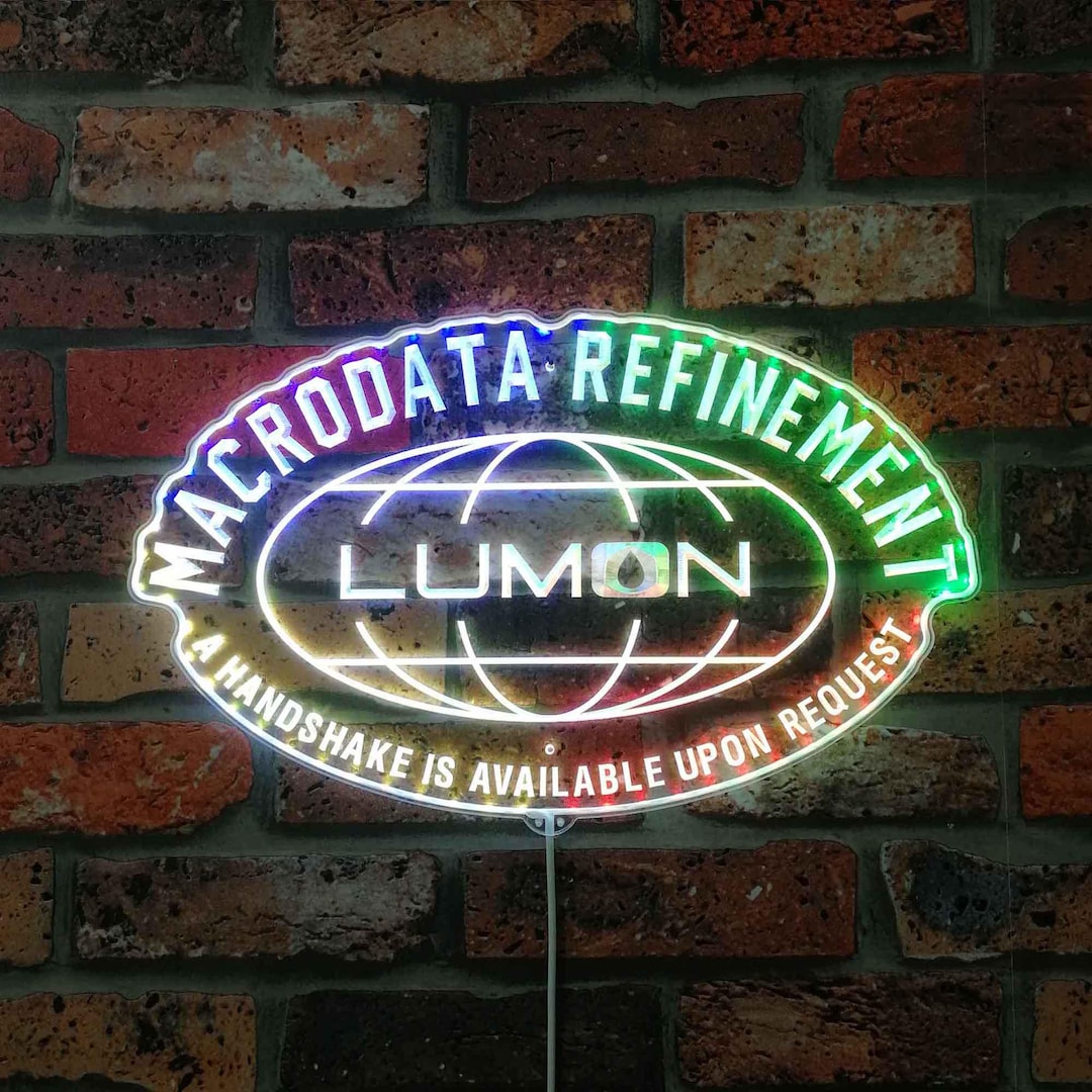Lumon Neon LED Light Sign, Macrodata Refinement Neon LED Sign, Multi ...