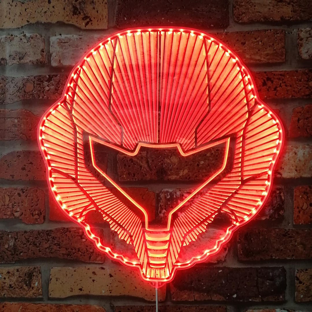 Metroid Samus Gaming Room Neon LED Light Sign, Custom Neon LED Sign ...