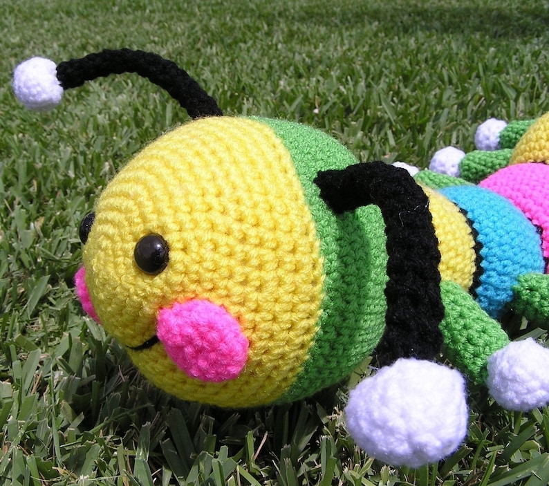 Pdf Crochet Pattern HARRY THE WORM (english Only) - Etsy