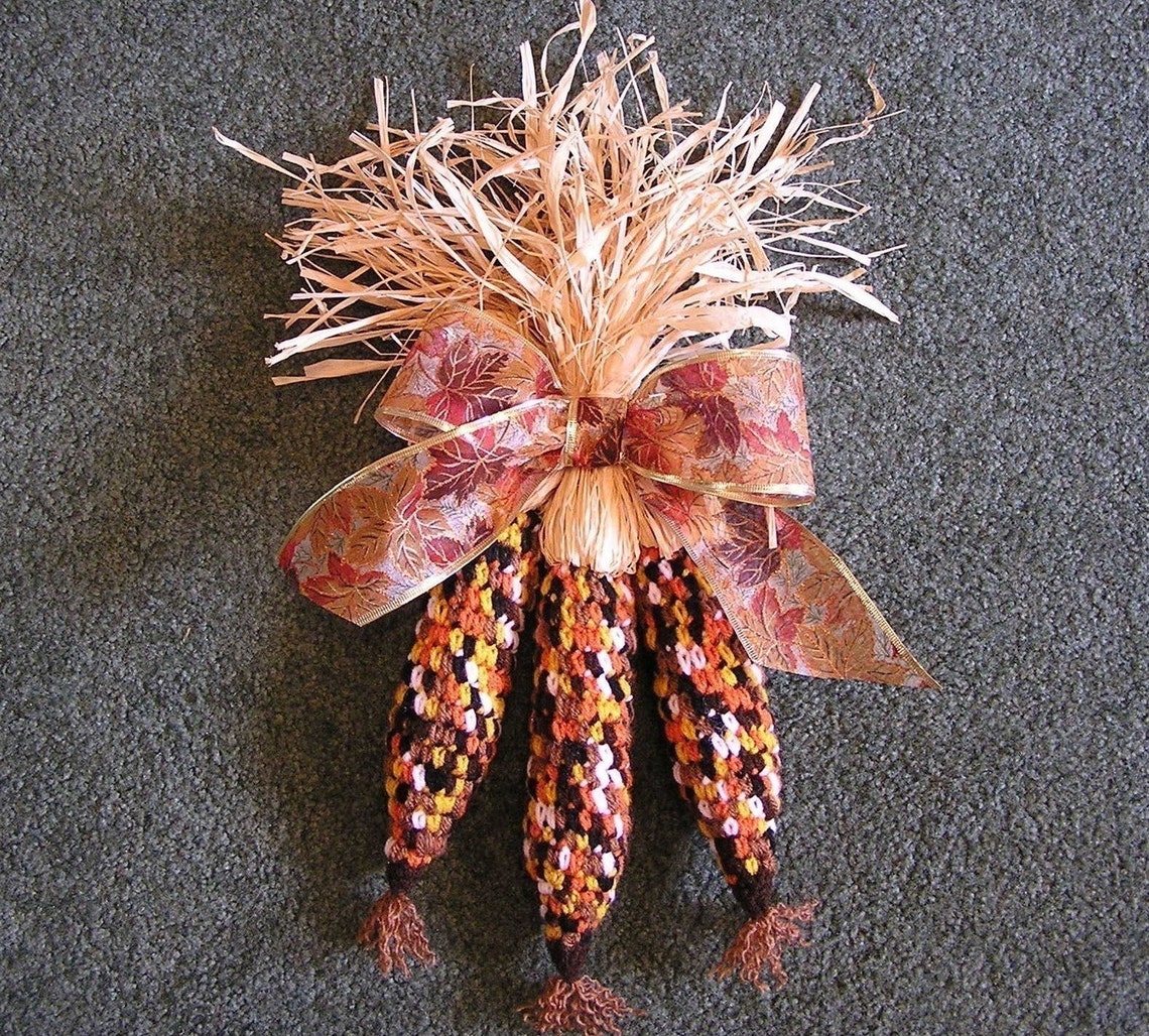 PDF CROCHET PATTERN Indian Corn Decoration (english Only) - Etsy