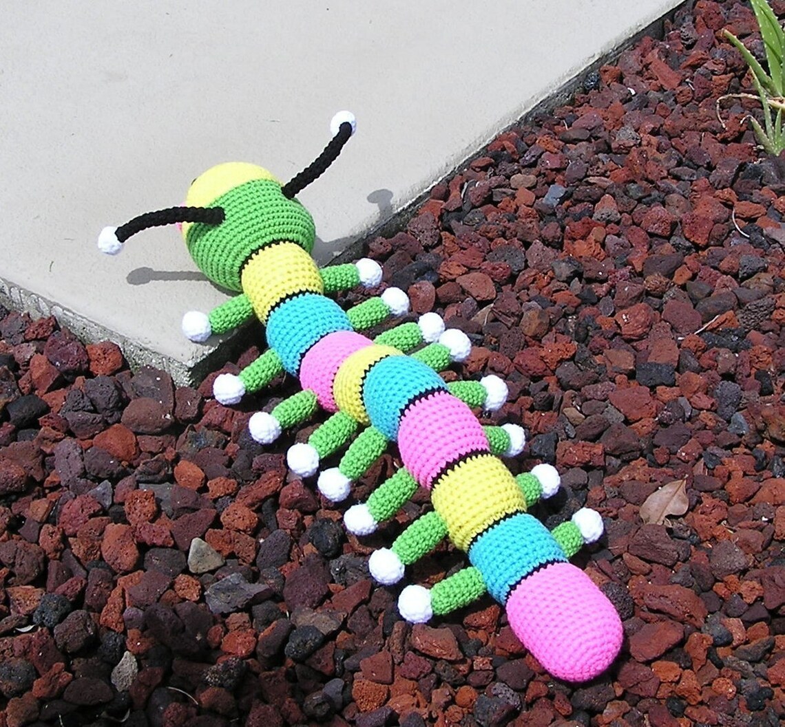Pdf Crochet Pattern HARRY THE WORM (english Only) - Etsy