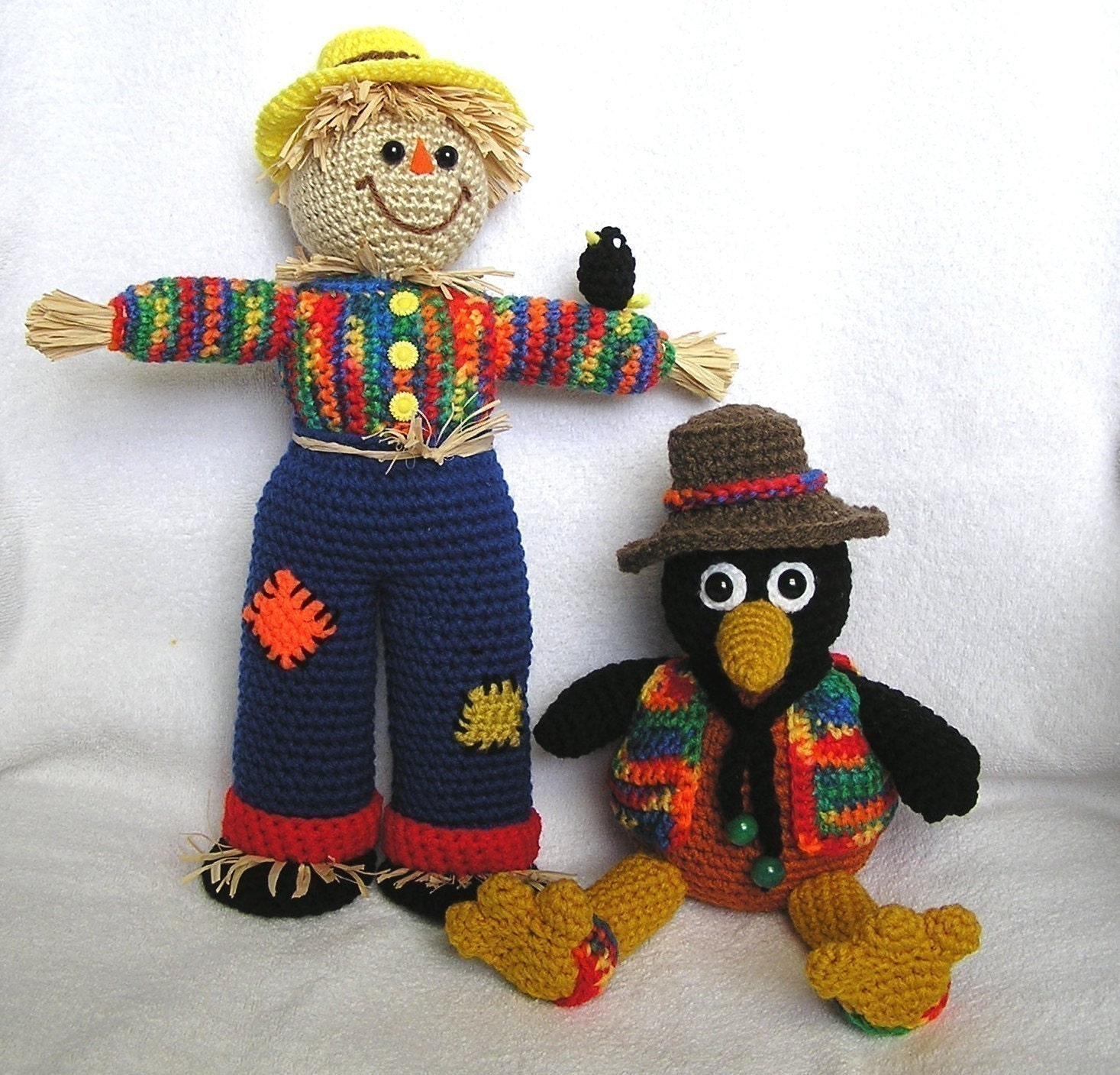 CHARLIE THE CROW Pdf Crochet Pattern english Only - Etsy