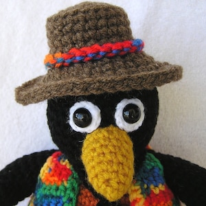 CHARLIE THE CROW Pdf Crochet Pattern (english Only) - Etsy