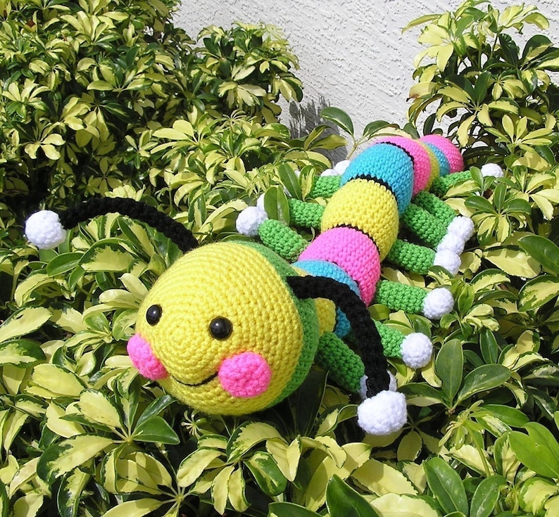 Pdf Crochet Pattern HARRY THE WORM (english Only) - Etsy