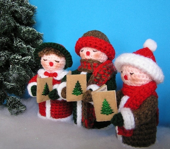 PDF Crochet Pattern CAROLING FAMILY English only | Etsy