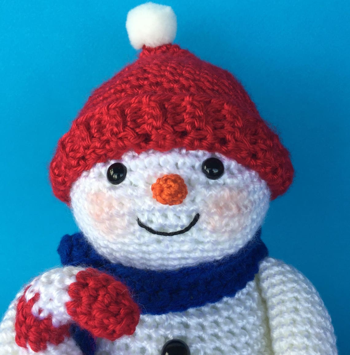 SNOWMAN & CANDY CANE Pdf Crochet Pattern english Only - Etsy