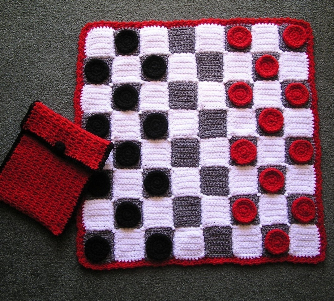CHECKERS SET PDF Crochet Pattern (english Only) - Etsy