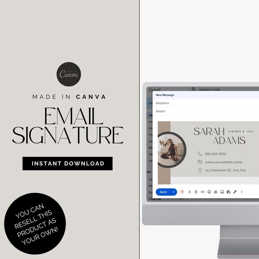 Professional Email Signatures for Fitness Trainers / Coaches | PLR ...