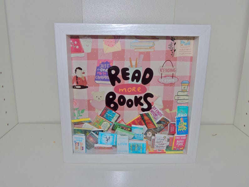Custom Mini Book Shadow Box - Etsy