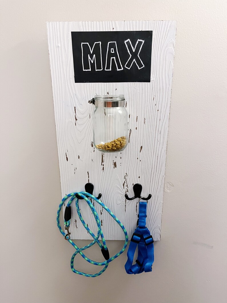 Hanging Dog/cat Leash and Treat Holder - Etsy