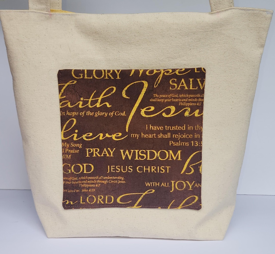 Handmade Bag, Christian, Jesus, Faith Purse, Mother's Day Gift, Bible ...